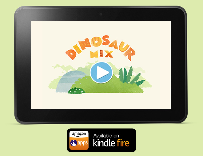 Dinosaur Mix available for Kindle Fire - Cowly Owl